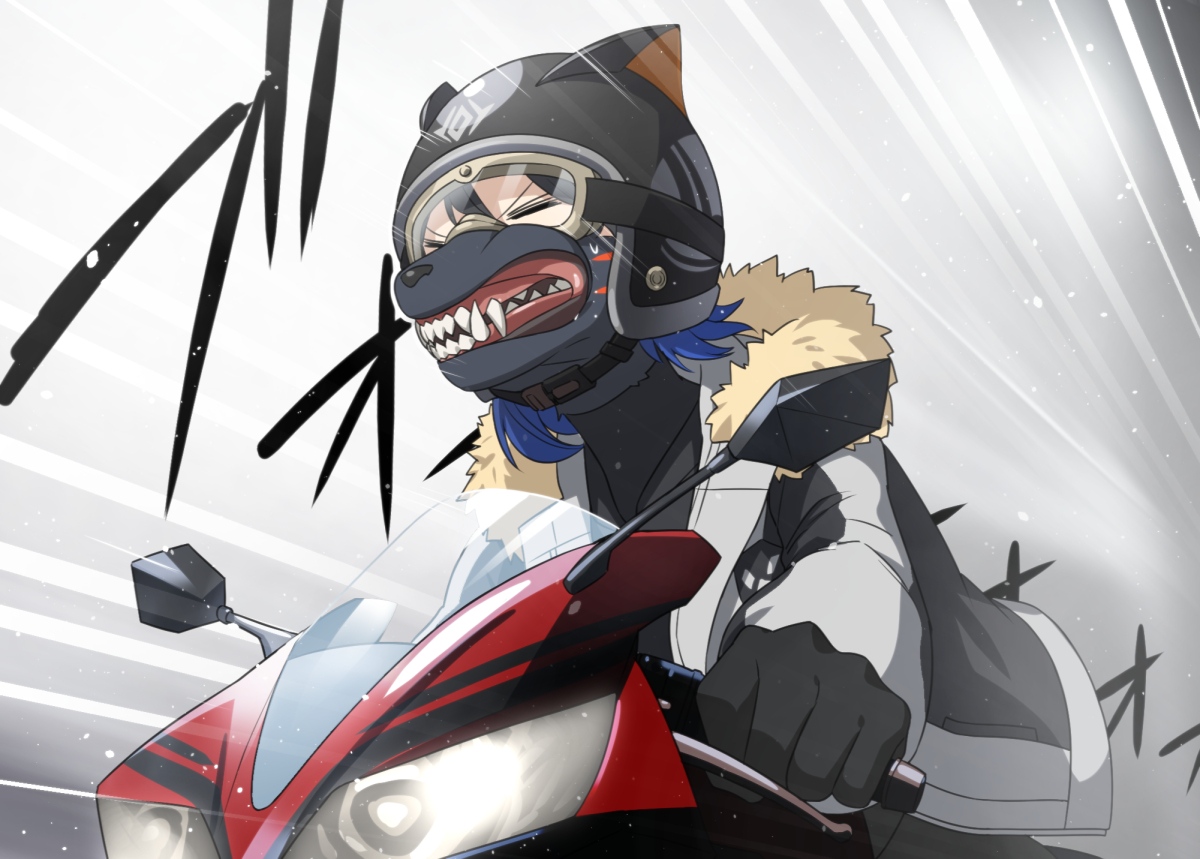 The Big ImageBoard (TBIB) - animal humanoid armor bared teeth black body black clothing black ...