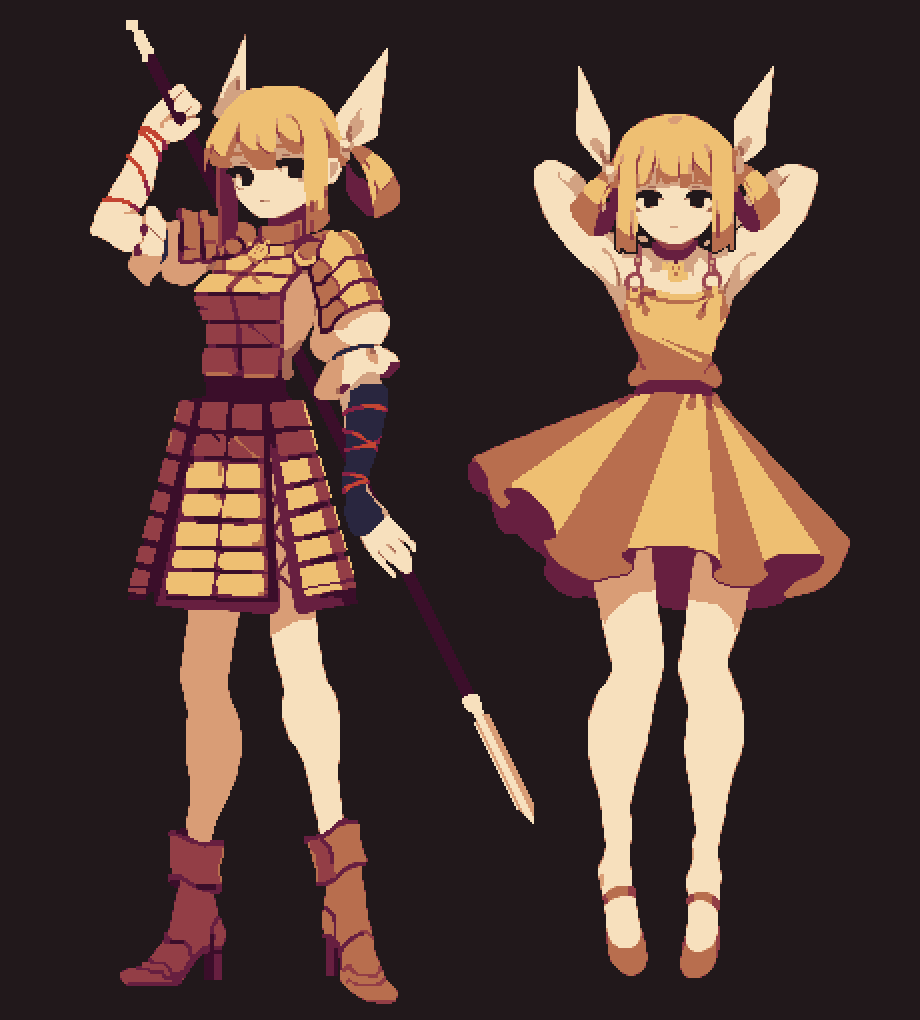 4qw5 Joutouguu Mayumi Touhou 2girls Armor Armored Dress Belt