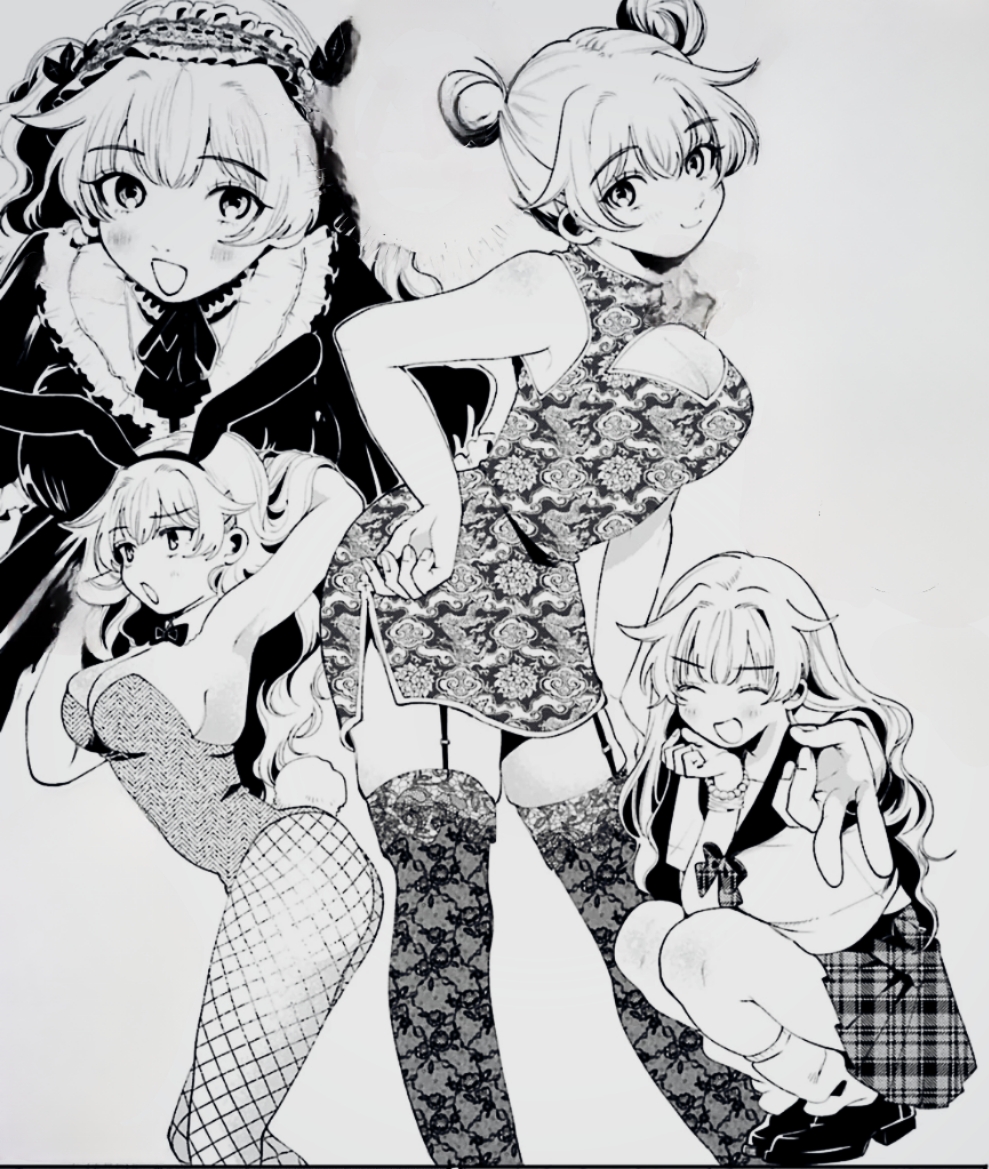 Mitsuha Koto Filter Goshi No Kanojo 1girl Blonde Hair Bunny Girl