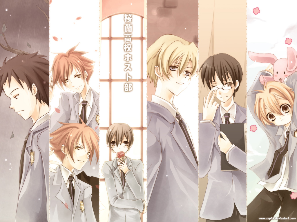 Zaphk Fujioka Haruhi Haninozuka Mitsukuni Hitachiin Hikaru