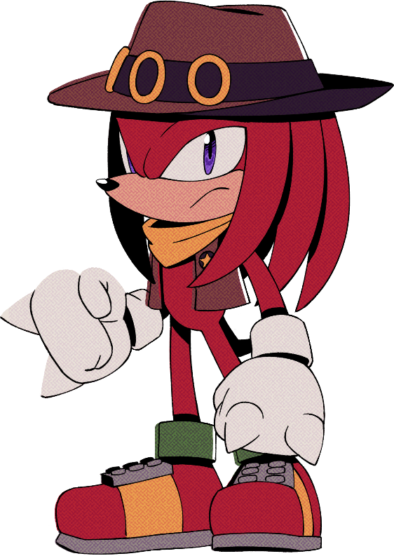 Digimin Knuckles The Echidna The Murder Of Sonic The Hedgehog Non Web Source Official Art