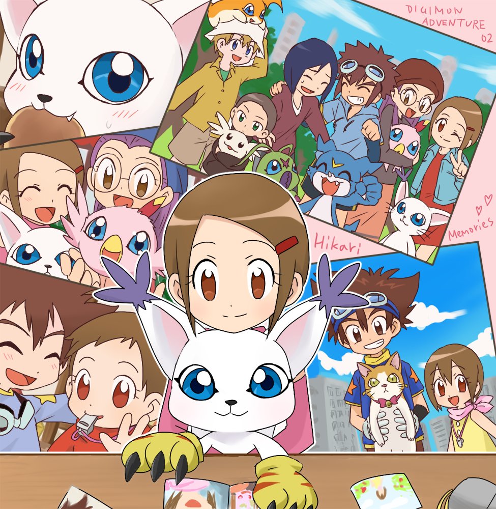 Hida Iori Ichijouji Ken Inoue Miyako Miko Digimon Motomiya