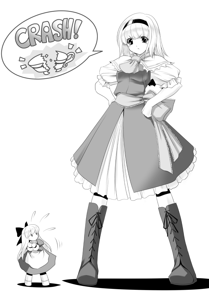 Tomoki Tomonori Alice Margatroid Shanghai Doll Touhou Commentary