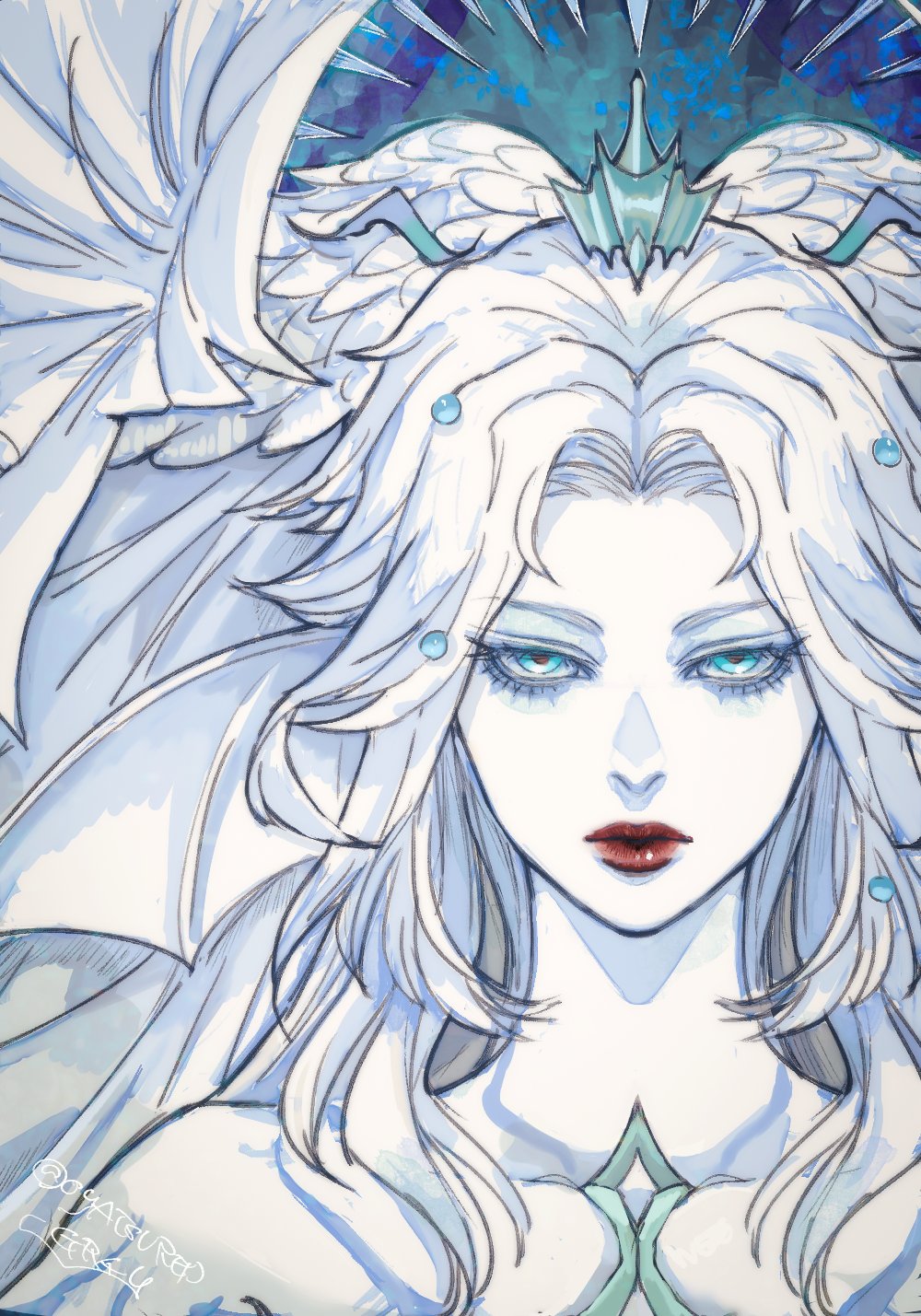 hydaelyn, final fantasy, final fantasy xiv, commentary, highres, 1girl ...