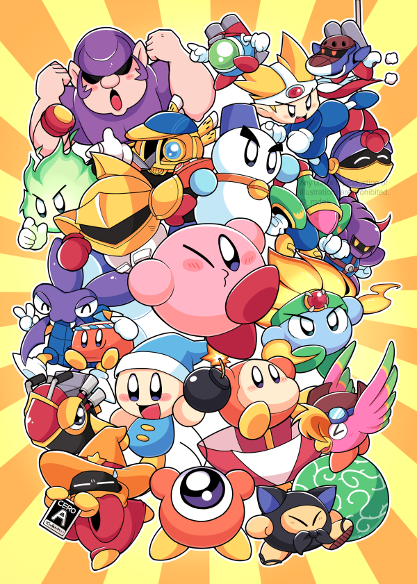 midooka (o k k), bio spark, birdon (kirby), blade knight, bonkers ...