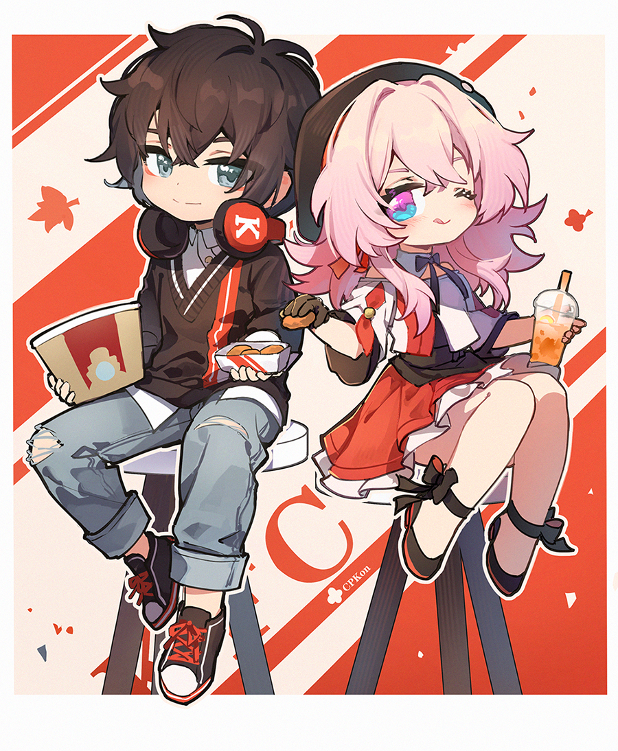 cat princess, dan heng (honkai: star rail), dan heng (kfc) (honkai: star rail), march 7th ...