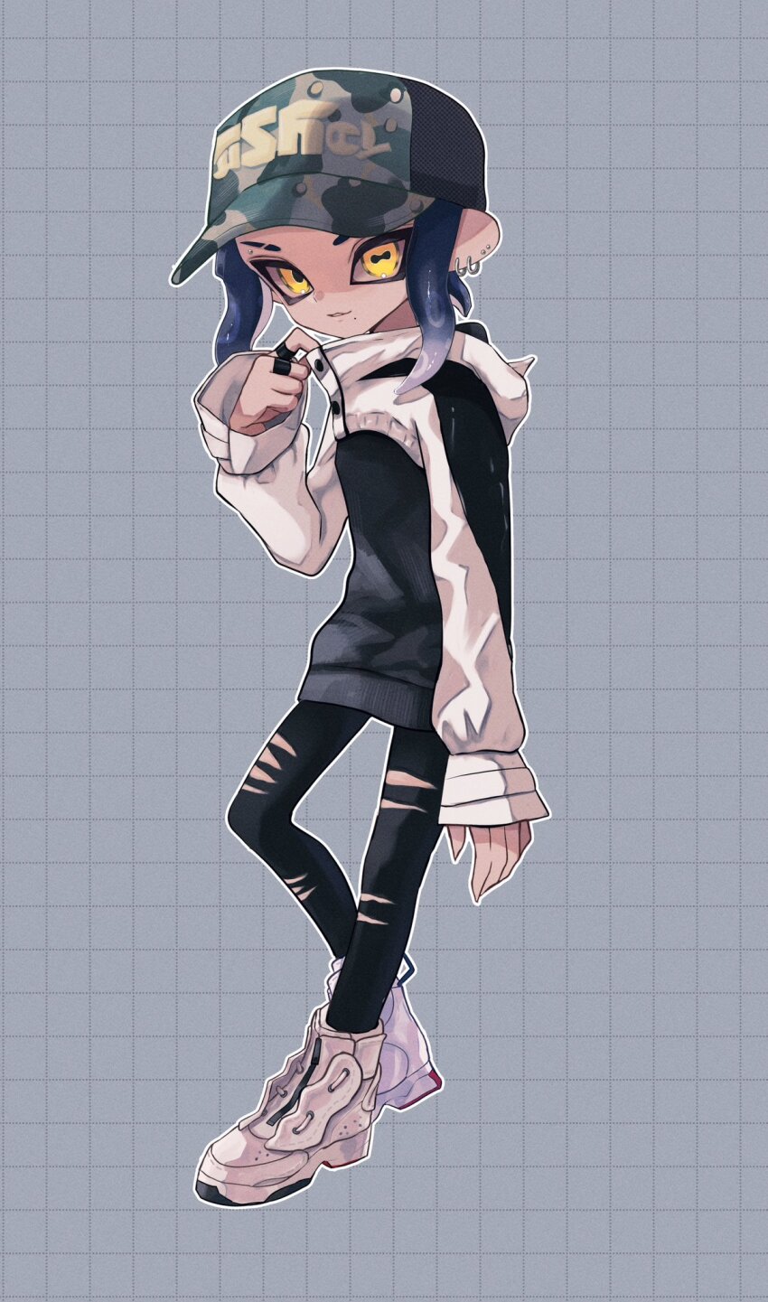 frisk kunn, octoling boy, octoling player character, nintendo, splatoon ...