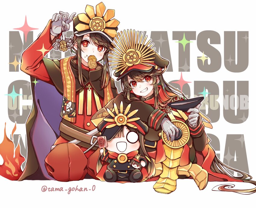 hi (wshw5728), mini nobu (fate), oda nobukatsu (fate), oda nobunaga ...