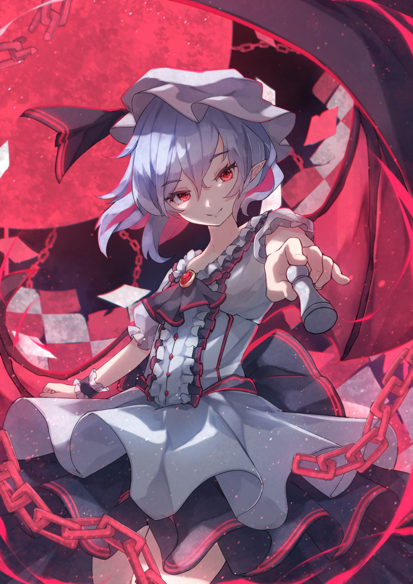 Chiroru Cheese Roll Remilia Scarlet Touhou Highres 1girl Bangs