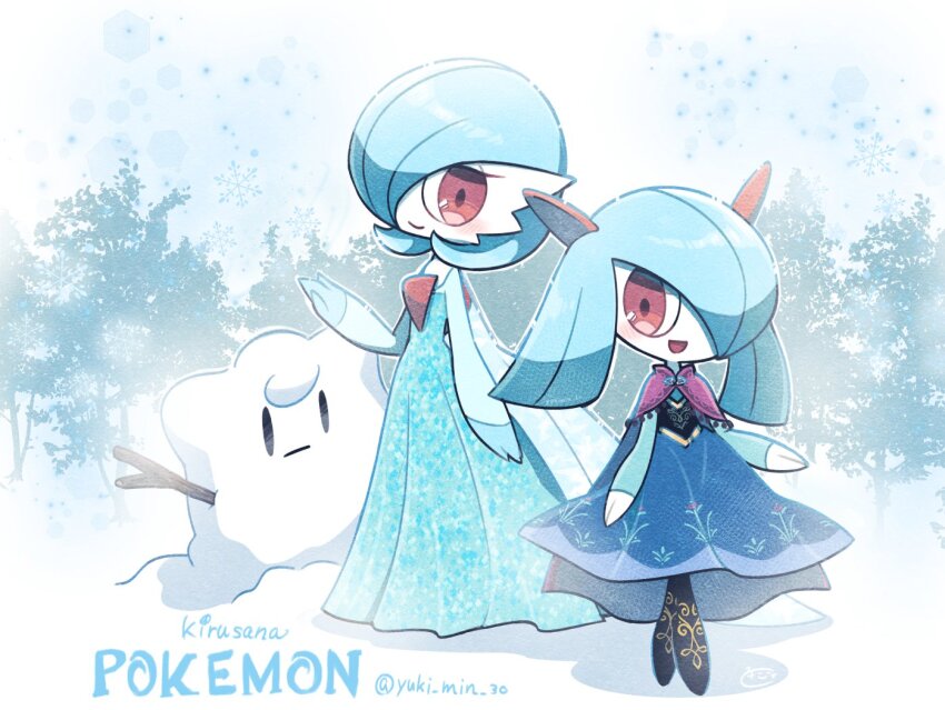 yuki min 30, anna (frozen), clefairy, elsa (frozen), gardevoir, kirlia ...