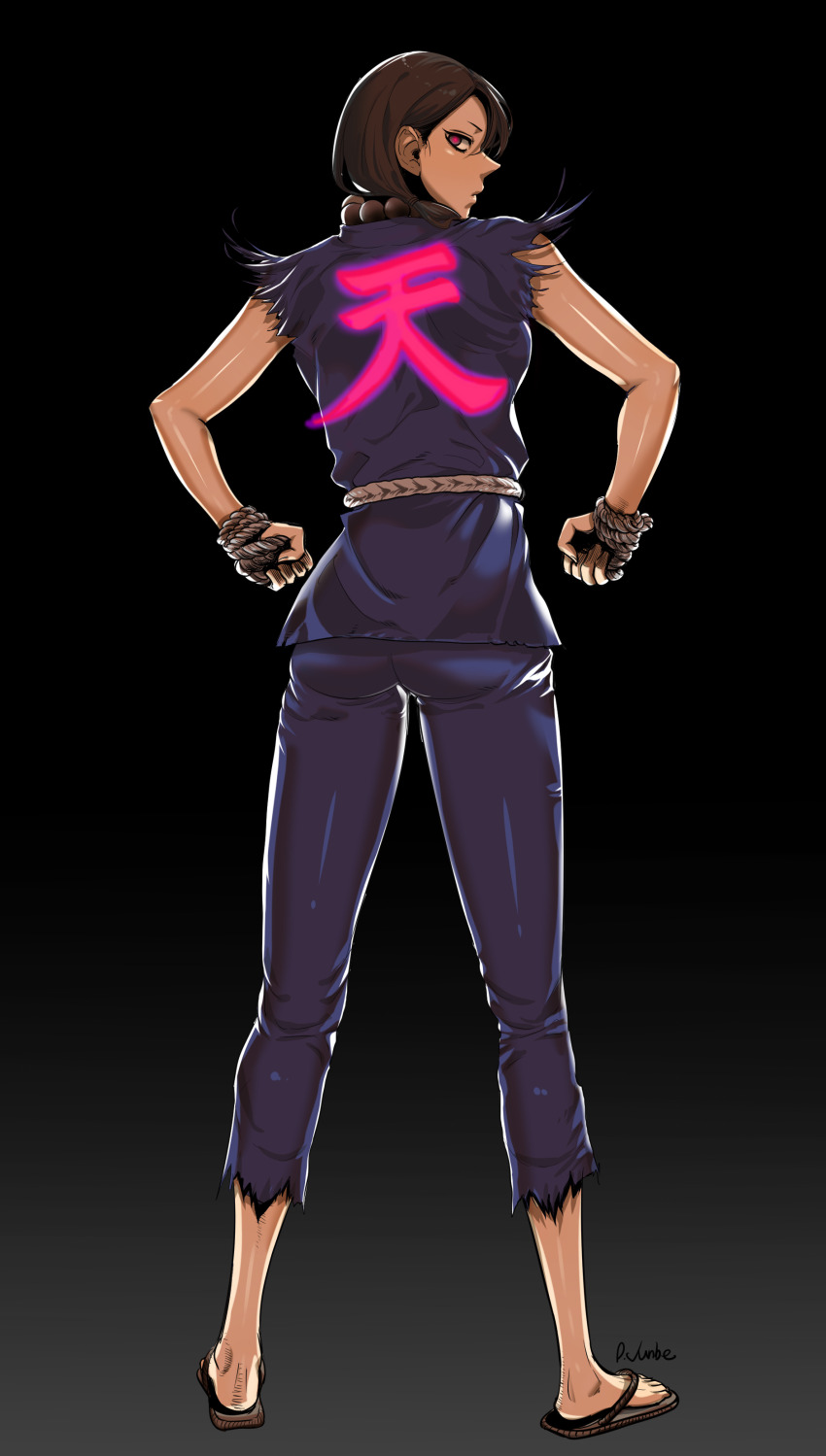 Akuma Street Fighter Beautiful Gunbari Street Fighter Absurdres Commission Highres 1girl