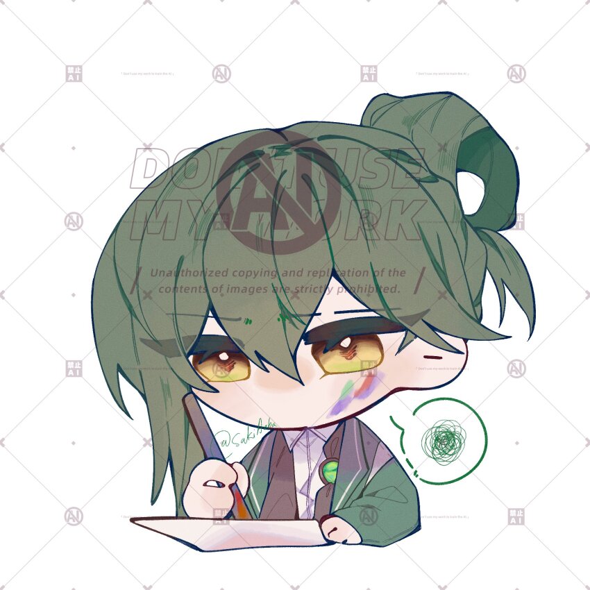 netzach (project moon), library of ruina, project moon, highres, 1boy ...