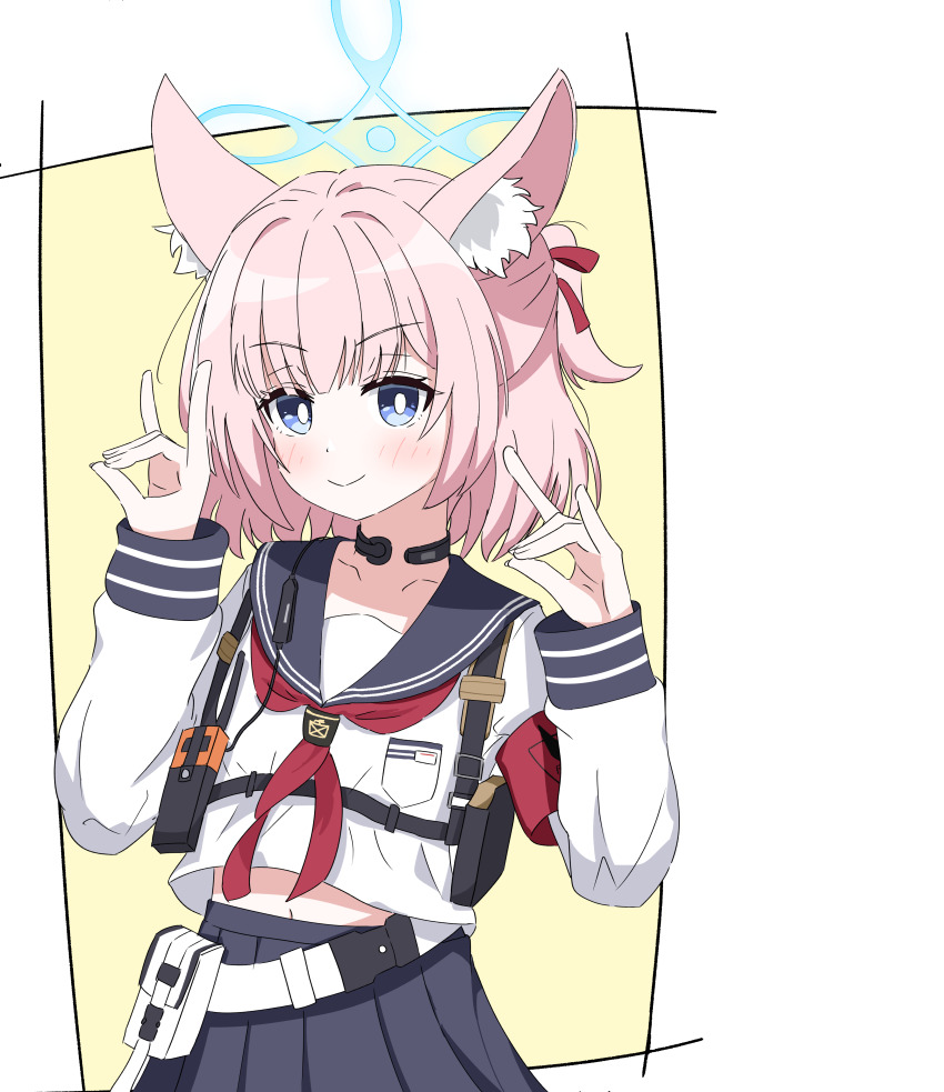 niko (blue archive), blue archive, absurdres, highres, 1girl, animal ...