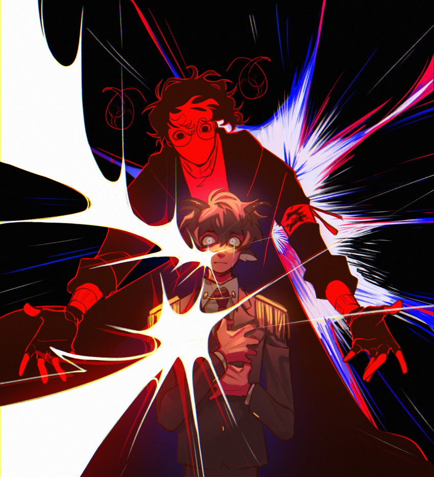 cyani07, tubbo, dream smp, absurdres, highres, 2boys, animal ears ...