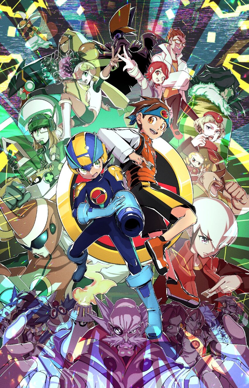 Kakashino Kakato Baryl Mega Man Bass Exe Mega Man Colonel Exe