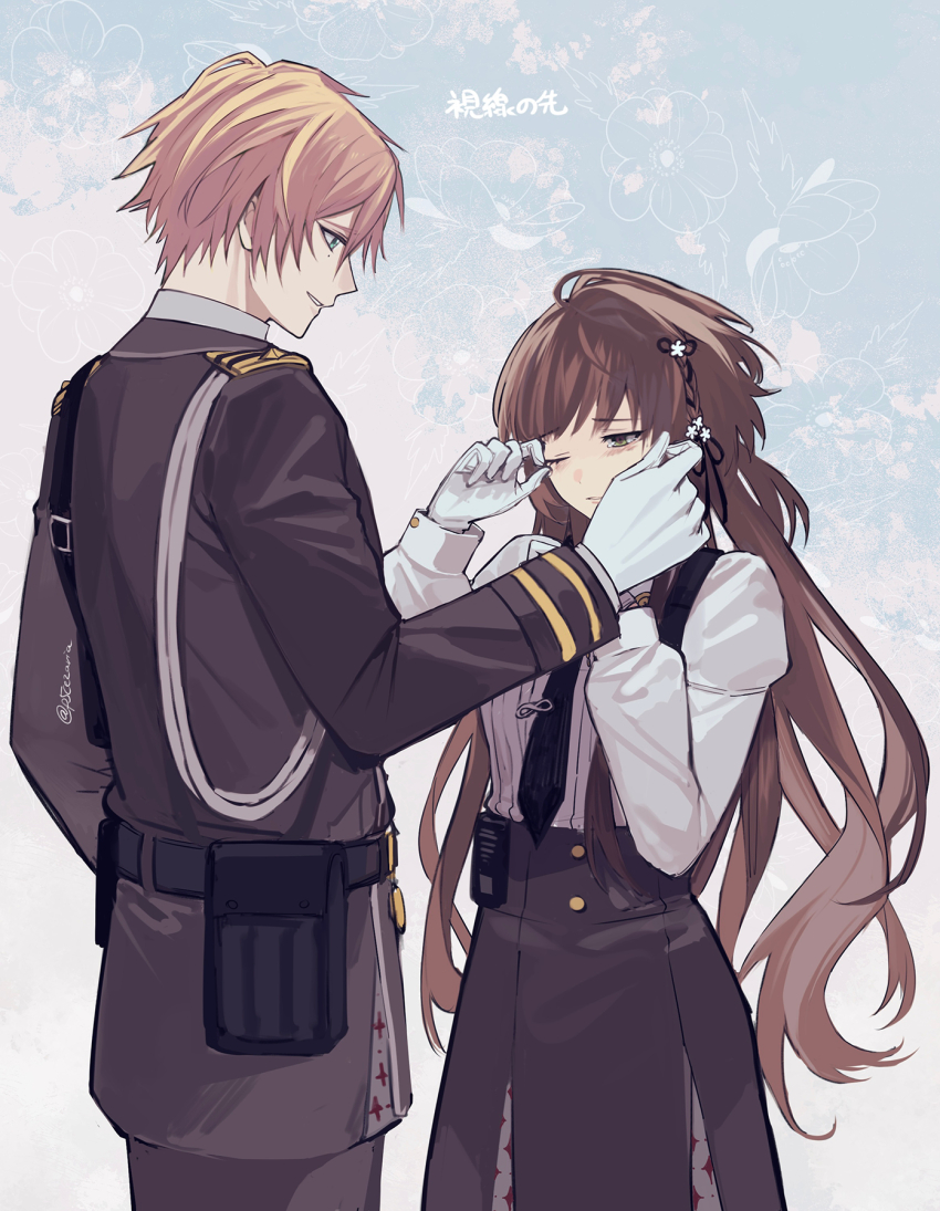 Cezaria Hoshino Ichika Collar X Malice Saeki Yuzuru Collar X Malice Highres Translation