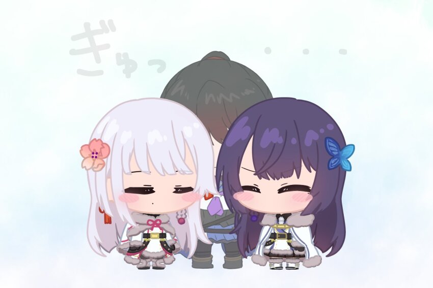 funada kiito, funada ui, nagasawa yuki (assault lily), assault lily ...