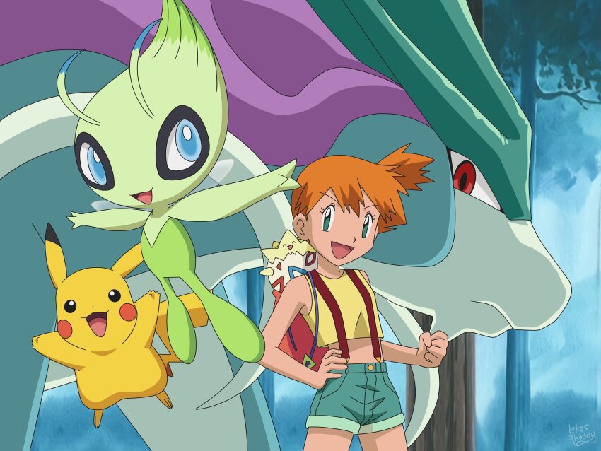 Lukas Thadeu Celebi Misty Pokemon Pikachu Suicune Togepi