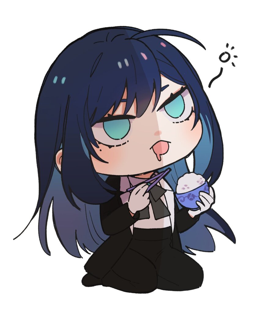 riseno, ado (utaite), chando (ado), commentary, highres, 1girl, ahoge ...