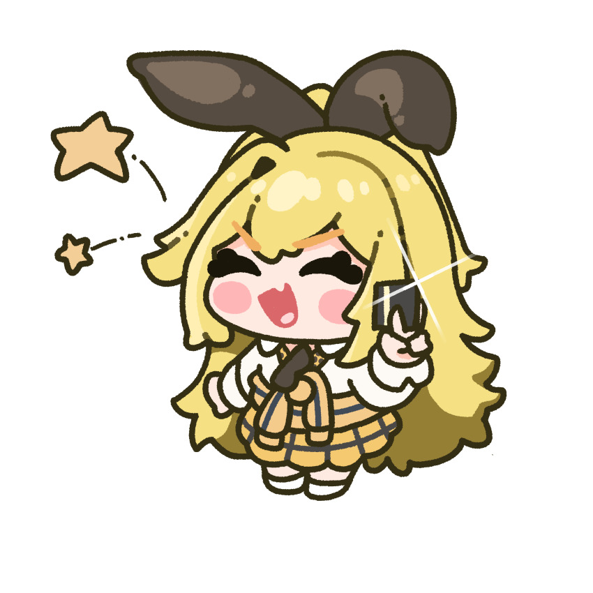 kiwichip, rupee (nikke), goddess of victory: nikke, 1girl, blonde hair ...