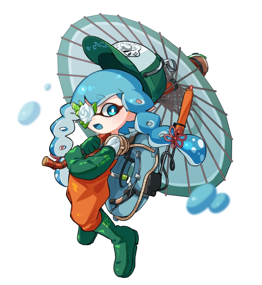 inkling girl, inkling player character, nintendo, splatoon (series ...