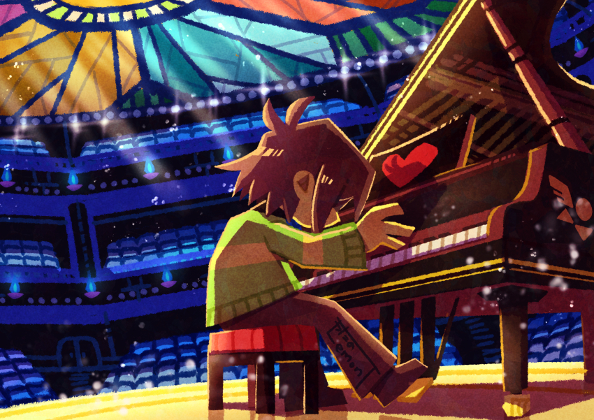 Watawata22 Kris Deltarune Deltarune Absurdres Commentary Request Highres 1other