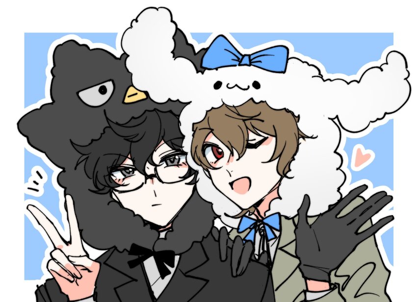 akechi gorou, amamiya ren, badtz-maru, cinnamoroll, persona, persona 5 ...