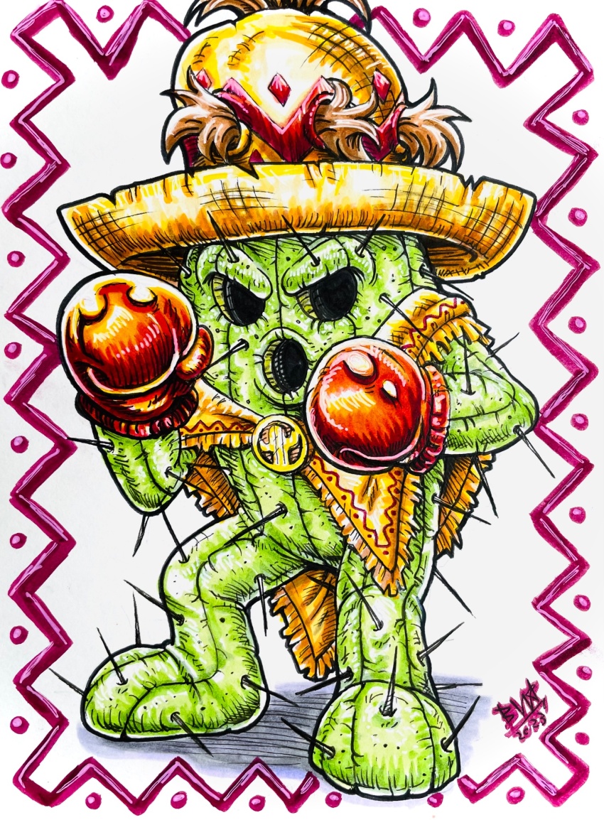 togemon, digimon, boxing gloves, cactus, digimon (creature), plant ...