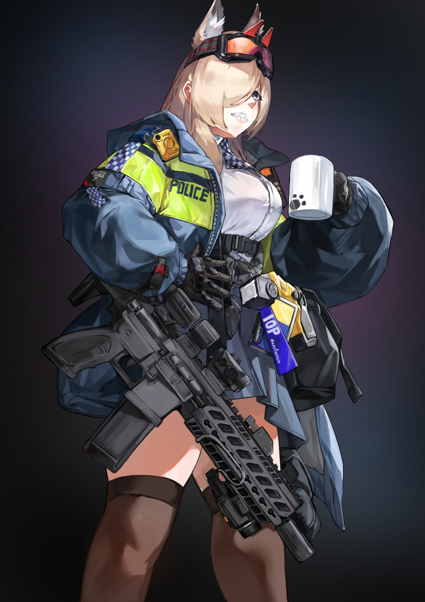 kanna (blue archive), sig mcx (girls' frontline), blue archive, girls' frontline, absurdres ...