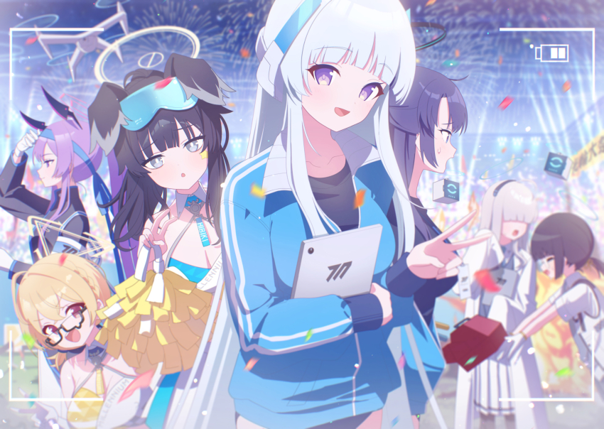 kaerunrun, hibiki (blue archive), hibiki (cheer squad) (blue archive ...