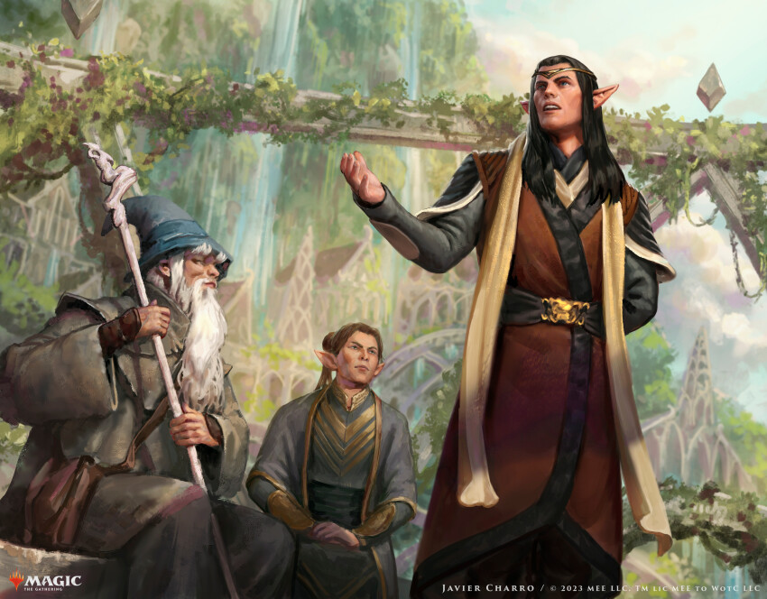 javier charro, elrond, gandalf, magic: the gathering, the lord of the ...