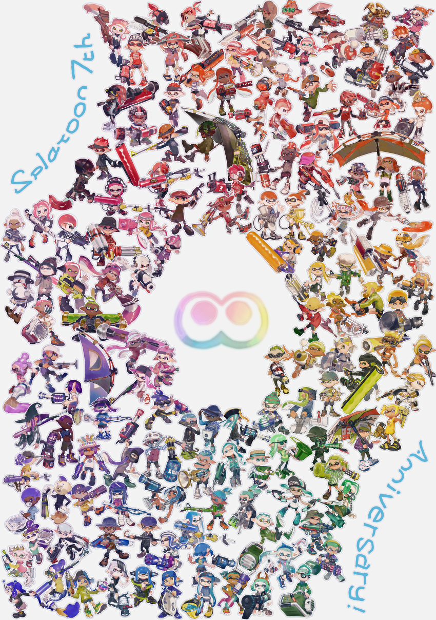 mebari, inkling, inkling boy, inkling girl, inkling player character ...