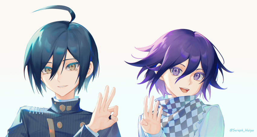 ewa (seraphhuiyu), ouma kokichi, saihara shuuichi, danganronpa (series ...