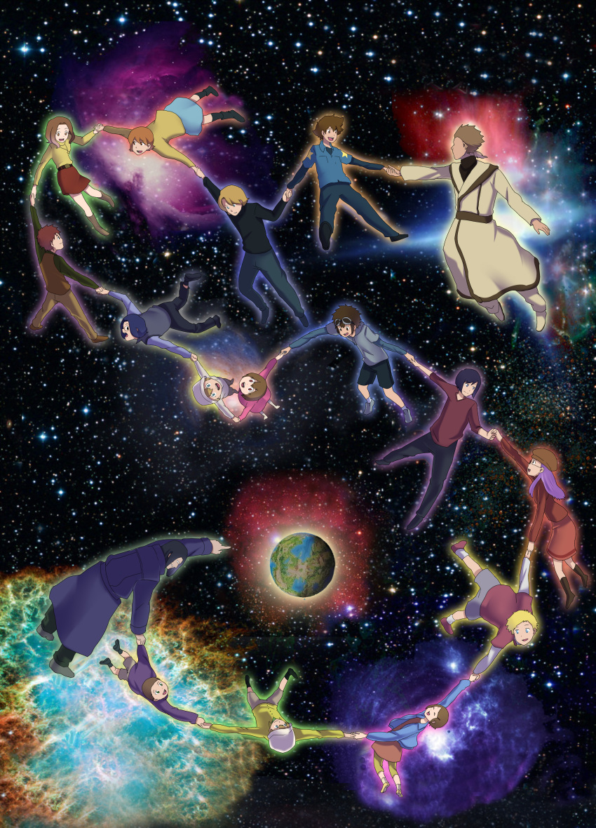 gennai, hida iori, ichijouji ken, inoue miyako, ishida yamato, izumi ...