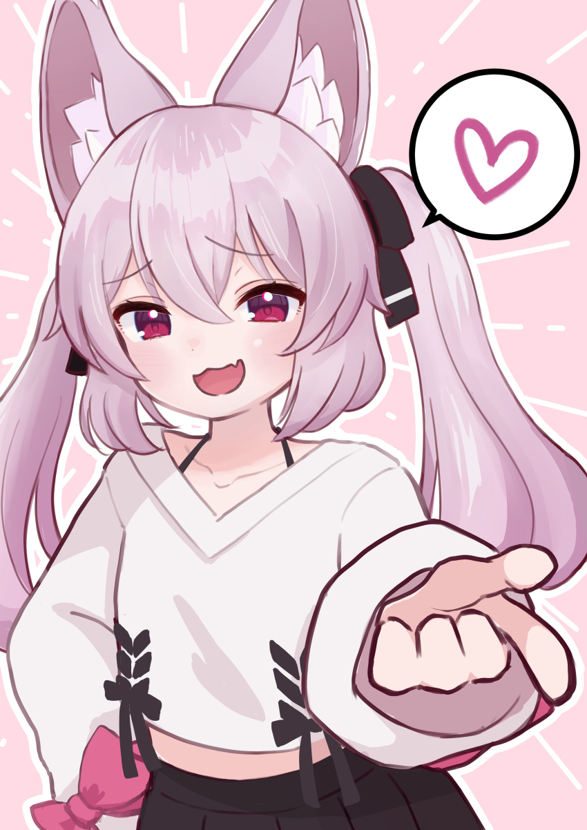 pui (pixiv 22766238), karin (vrchat), vrchat, 1girl, :d, animal ear ...