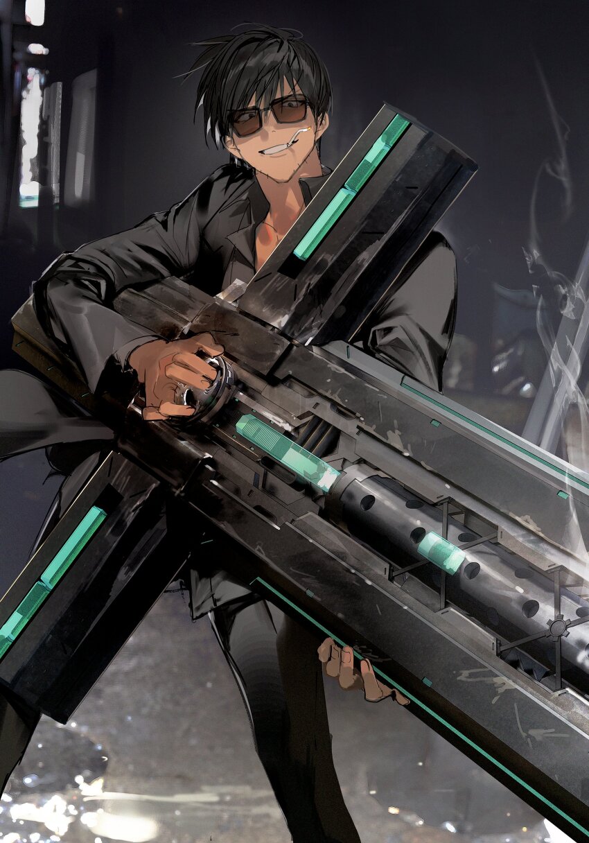 nicholas d. wolfwood, trigun, trigun stampede, absurdres, highres, 1boy ...