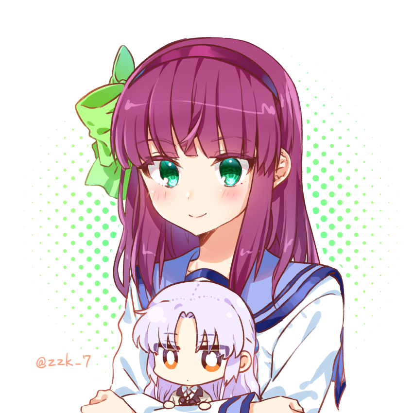 Zuzuhashi Nakamura Yuri Tachibana Kanade Angel Beats Absurdres Commentary Request Highres