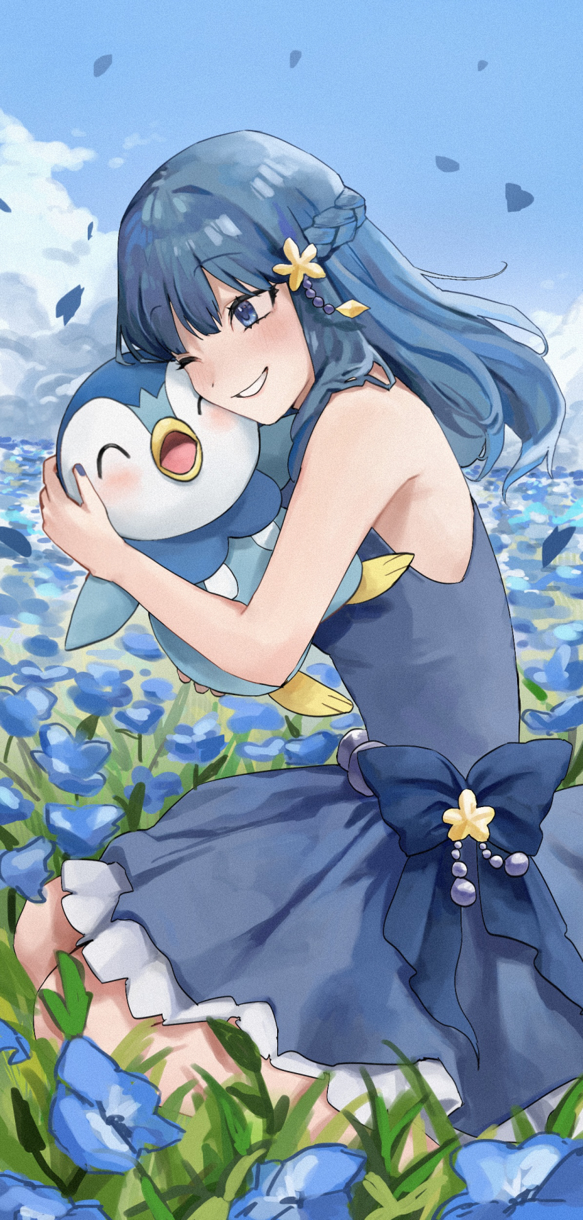 nanami (u nanamiii), dawn (pokemon), piplup, creatures (company), game ...