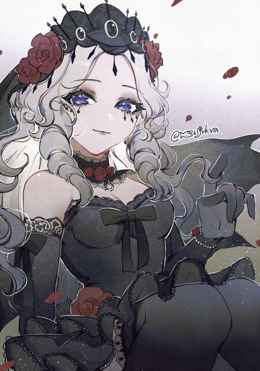 Hanaon Identity V Absurdres Highres 1girl Ada Mesmer Ada Mesmer Everlasting Night Bangs